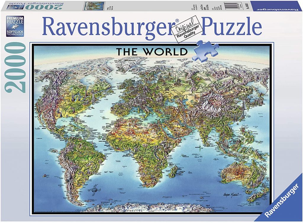🥇 Los mejores puzzles de mapas del mundo 🥇 - Juegos de mesa y puzzles
