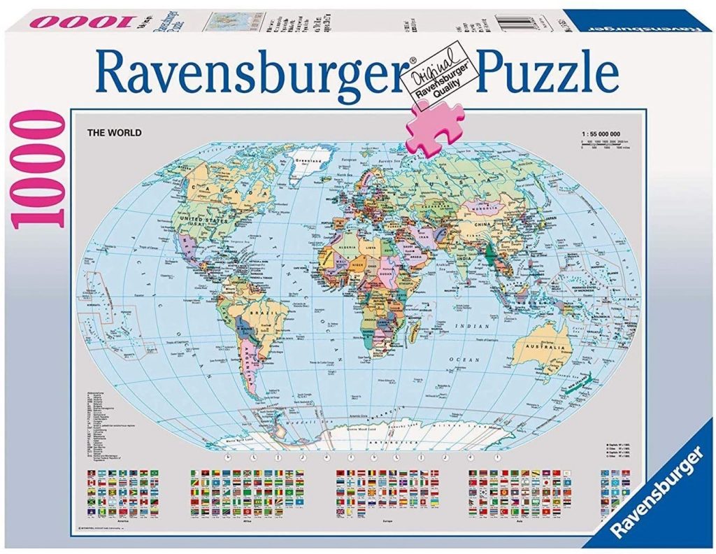 Los mejores puzzles de mapas del mundo