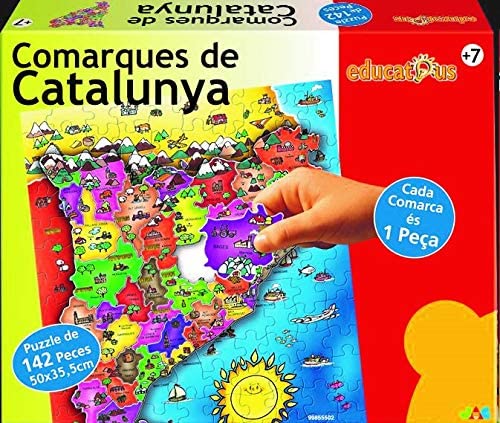 🥇 Los mejores puzzles de comarcas de Cataluña 🥇 - Juegos de mesa y puzzles