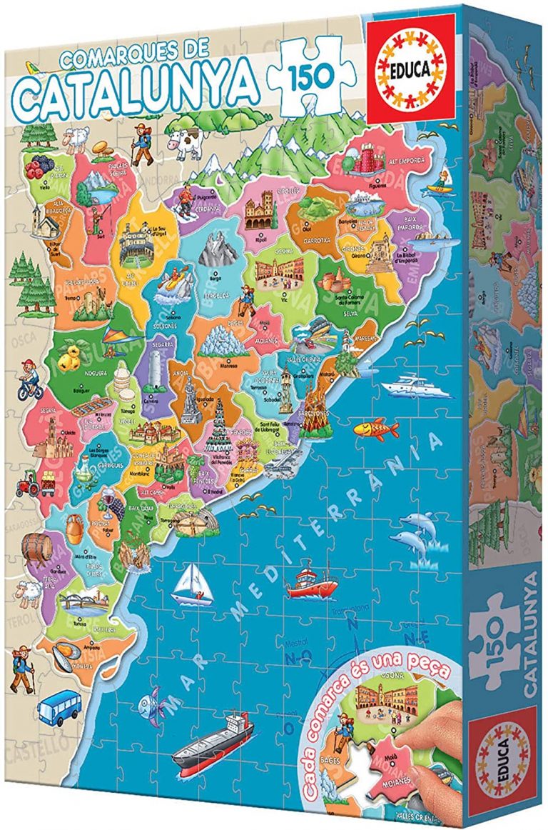 Los mejores puzzles de Cataluña - Comarcas de Cataluña