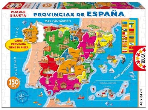 Los mejores puzzles del mapa de España