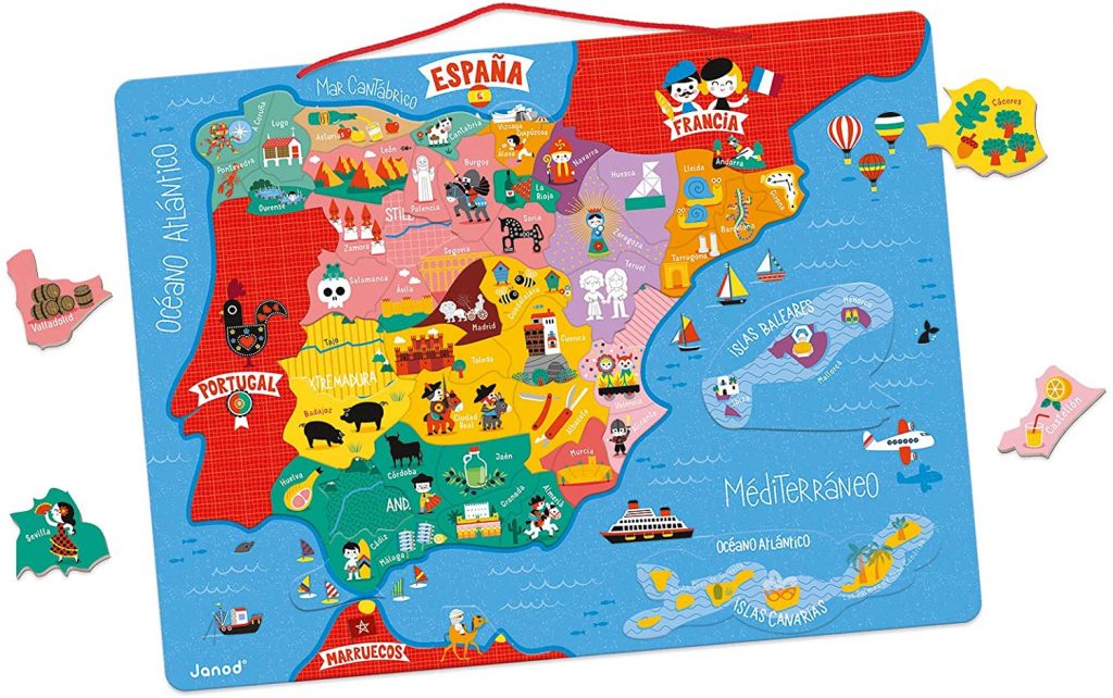 Los mejores puzzles del mapa de España